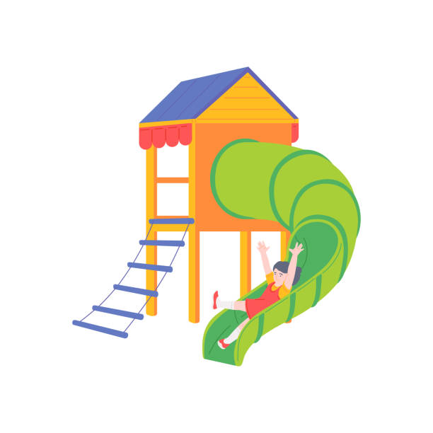 70 Girl Going Down Stairs Stock Illustrations Royalty Free Vector