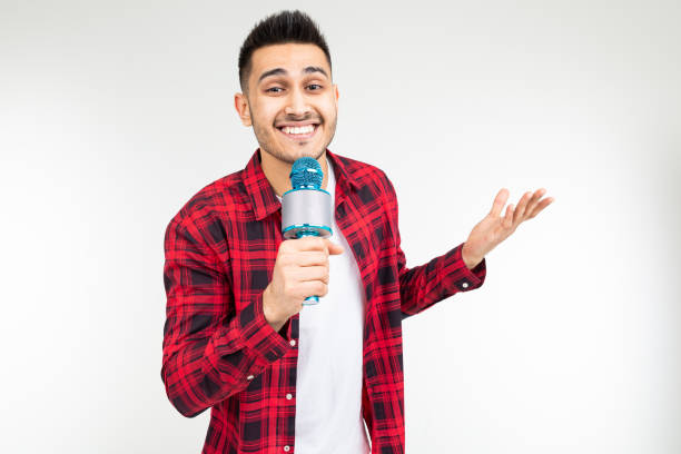 Free Stock Photo of Man Holding Microphone | Download Free Images and ...