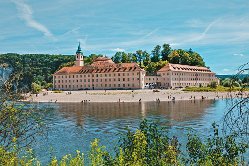 Pemandangan Panorama Di Biara Weltenburg Landmark Ini Adalah Biara ... Pemandangan Panorama Di Biara Weltenburg Landmark Ini Adalah Biara ...