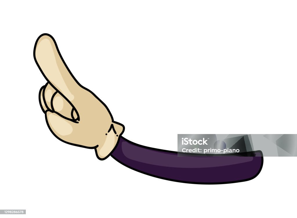Cartoon Hand Index Finger Pointing Up Gesture Stock Illustration ... Cartoon Hand Index Finger Pointing Up Gesture Stock Illustration ...