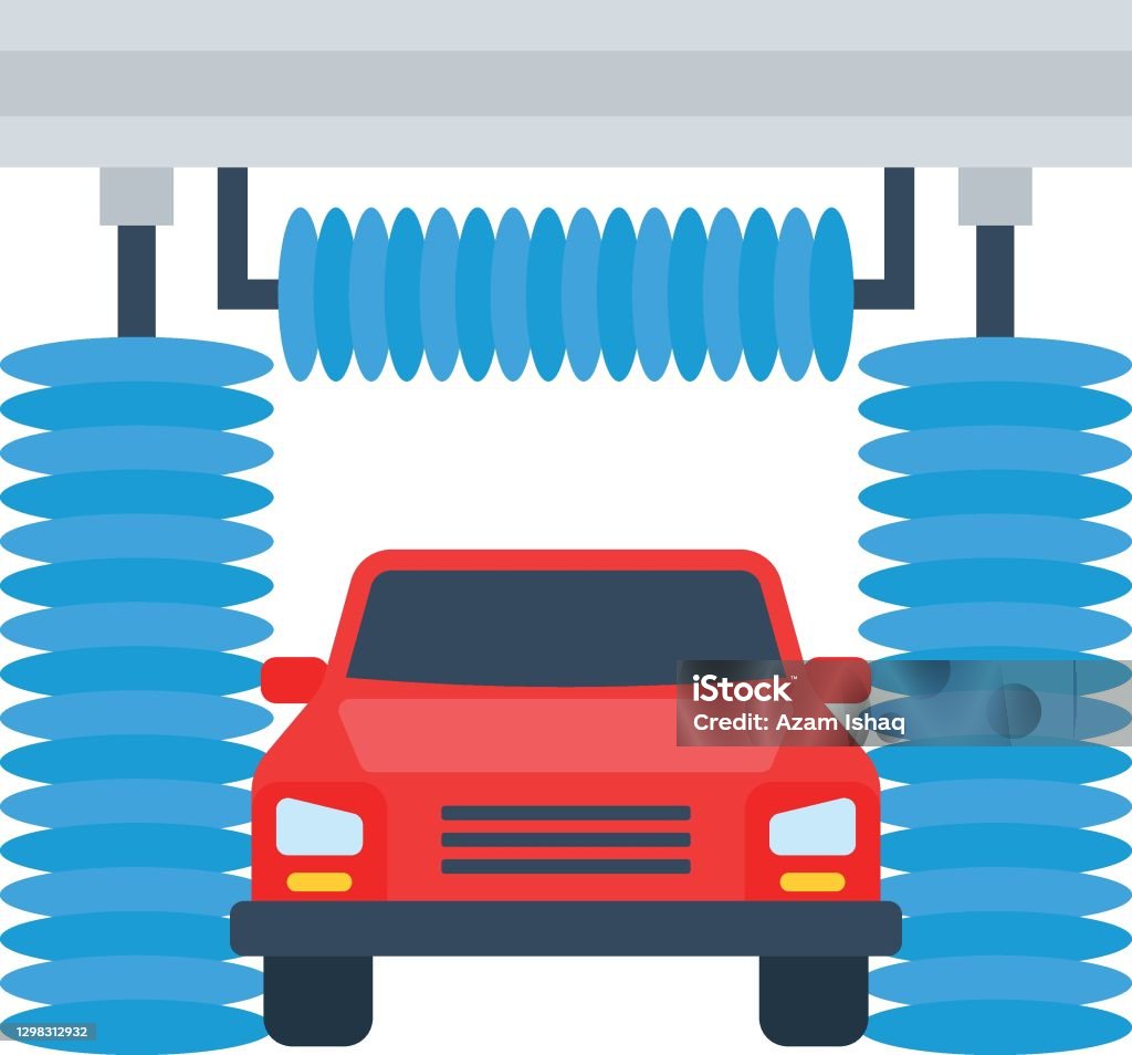 Konsep Vehicle Pressure Wash Blasters Sistem Mesin Cuci Mobil Otomatis