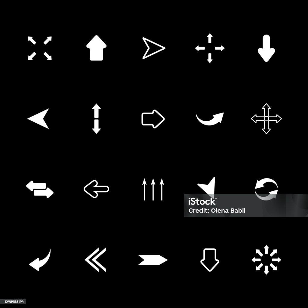 Ilustración De Icono De Flecha Colección De Conjuntos Concepto De
