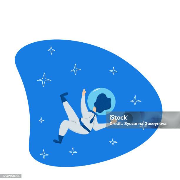 Astronot Di Ruang Terbuka Manusia Mengambang Di Alam Semesta Ilustrasi ... Astronot Di Ruang Terbuka Manusia Mengambang Di Alam Semesta Ilustrasi ...