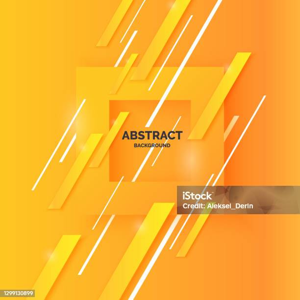 Latar Belakang Geometris Abstrak Desain Poster Dengan Angka Datar
