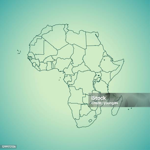 Carte De Lafrique Vecteurs Libres De Droits Et Plus Dimages