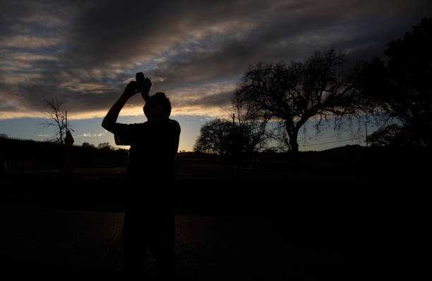 Free Stock Photo of Silhouette captured through a camera viewfinder ...