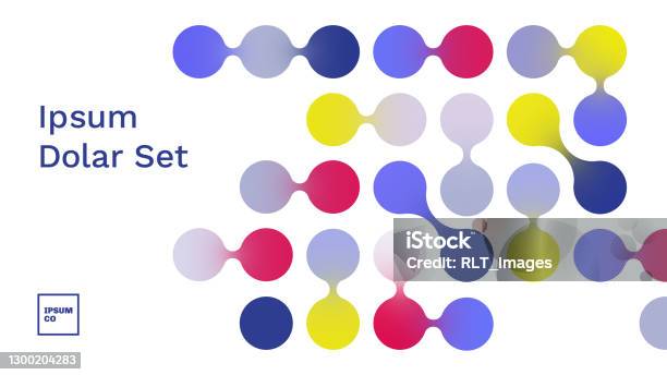 Tata Letak Desain Slide Judul Presentasi Dengan Grafik Link Geometris