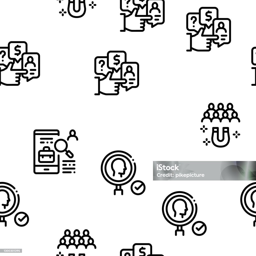 Account Manager Work Seamless Pattern Vector Stock Illustration ... Account Manager Work Seamless Pattern Vector Stock Illustration ...