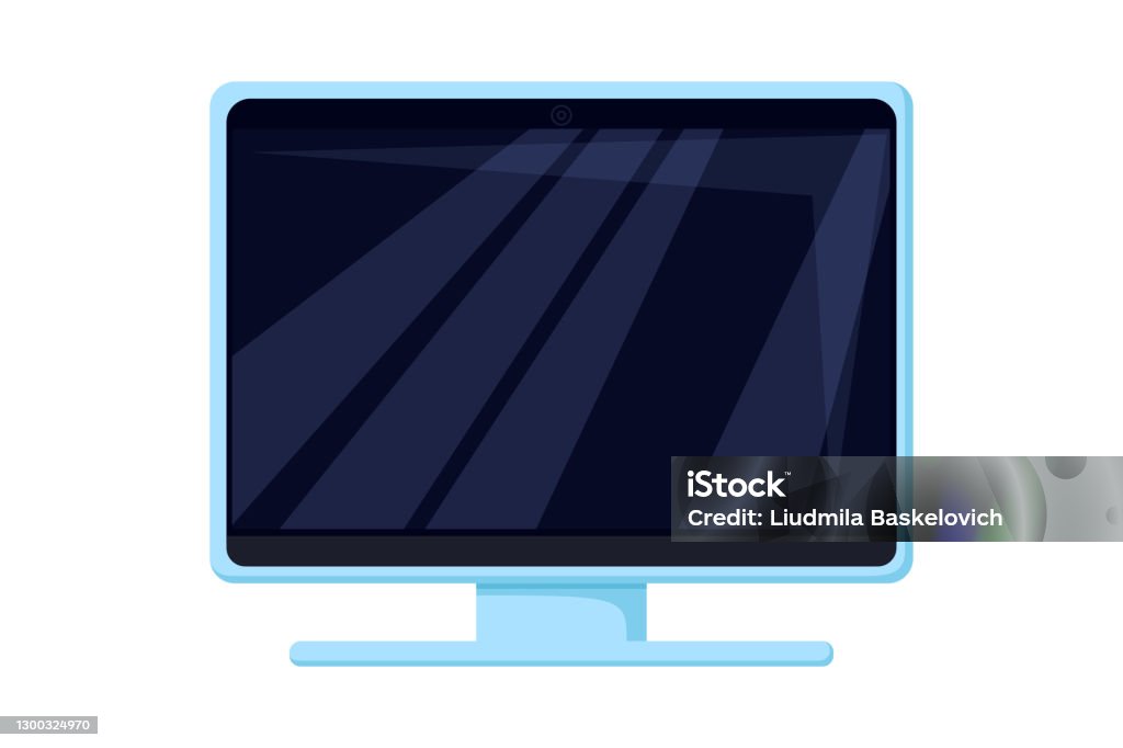 Monitor Komputer Dengan Layar Hitam Monitor Desktop Terisolasi Pada ... Monitor Komputer Dengan Layar Hitam Monitor Desktop Terisolasi Pada ...