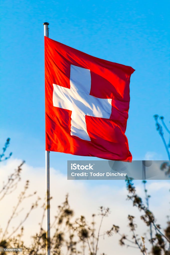 Bendera Nasional Swiss Foto Stok Unduh Gambar Sekarang Agustus Angkatan Darat Angkatan