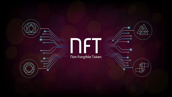 Infografis Token Nonfungible Nft Dengan Trek Pcb Dan Token Unik Di ... Infografis Token Nonfungible Nft Dengan Trek Pcb Dan Token Unik Di ...