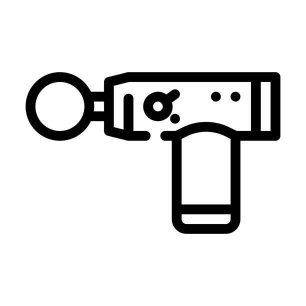 10 Percussion Massage Gun Stock Illustrations Royalty Free Vector Graphics And Clip Art Istock