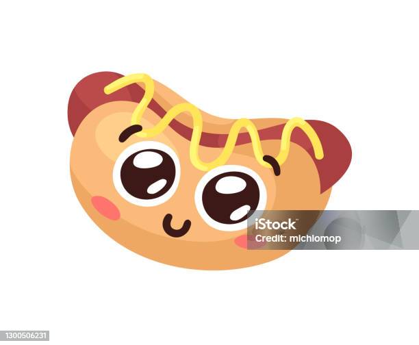 Emoji Tiré À La Main Dillustration De Dessin Animé Émoticône De Dessin