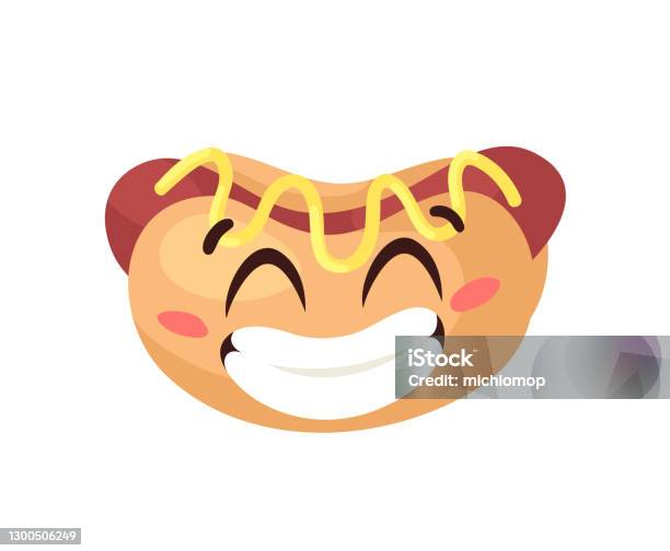 Emoji Tiré À La Main Dillustration De Dessin Animé Émoticône De Dessin