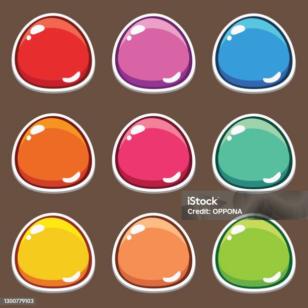 Permainan Set Tombol Kartun Elemen Gui Untuk Game Seluler Ilustrasi ... Permainan Set Tombol Kartun Elemen Gui Untuk Game Seluler Ilustrasi ...