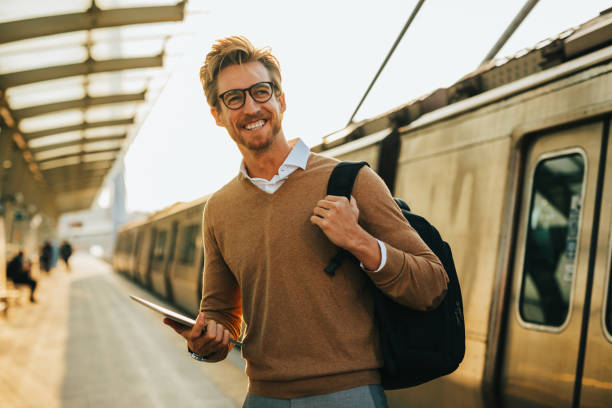 Free Stock Photo of Man walking along train tracks | Download Free ...