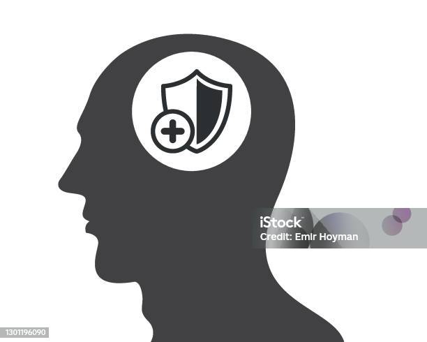 Vetores De Ícone Da Linha De Saúde Mental Ilustrador De Símbolos De