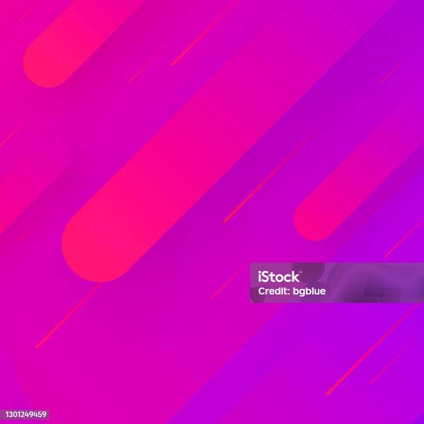Desain Abstrak Dengan Bentuk Geometris Trendy Pink Gradient Ilustrasi