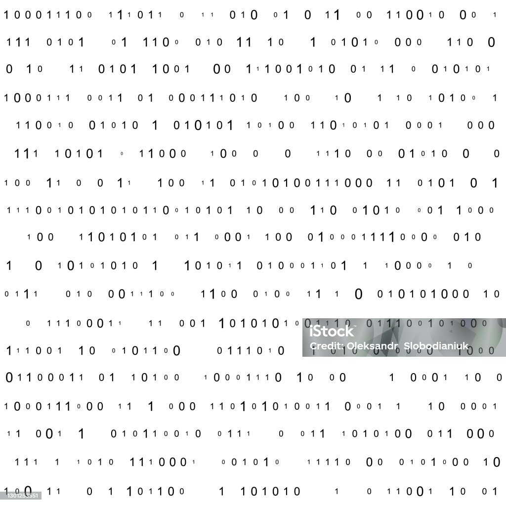 Abstract Matrix Background Binary Computer Code Coding Hacker Concept Vector Background