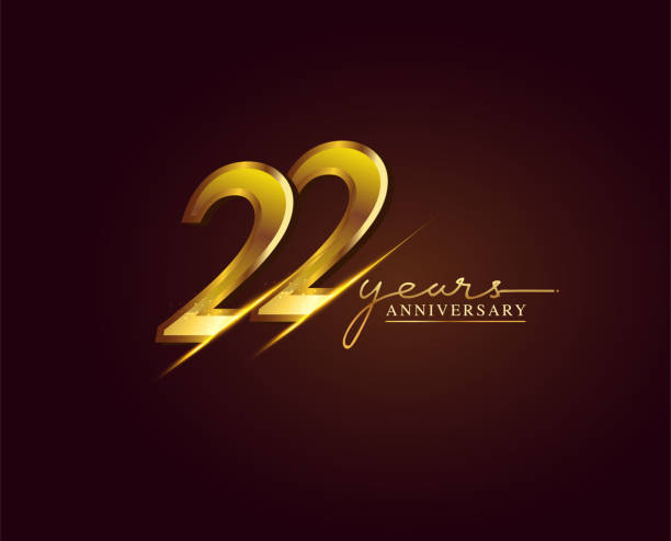 Free download of 22nd anniversary vector graphics and illustrations
