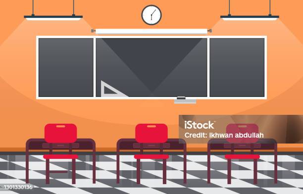 Empty Classroom Education Elementary High School Class Nobody