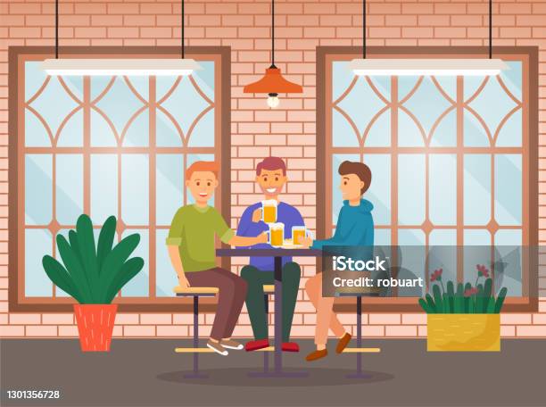 Teman Bertemu Di Bar Orang Minum Bir Di Pub Ilustrasi Stok - Unduh ... Teman Bertemu Di Bar Orang Minum Bir Di Pub Ilustrasi Stok - Unduh ...