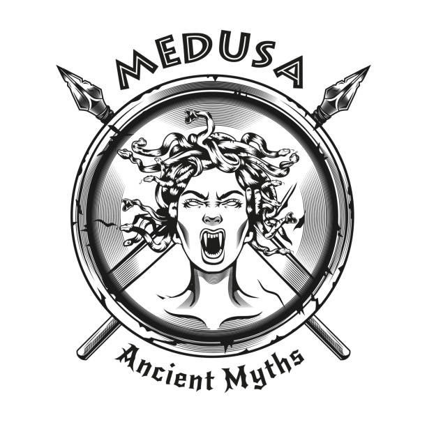 Medusa Gorgon Ilustrasi Grafik Vektor And Clip Art Bebas Royalti Istock