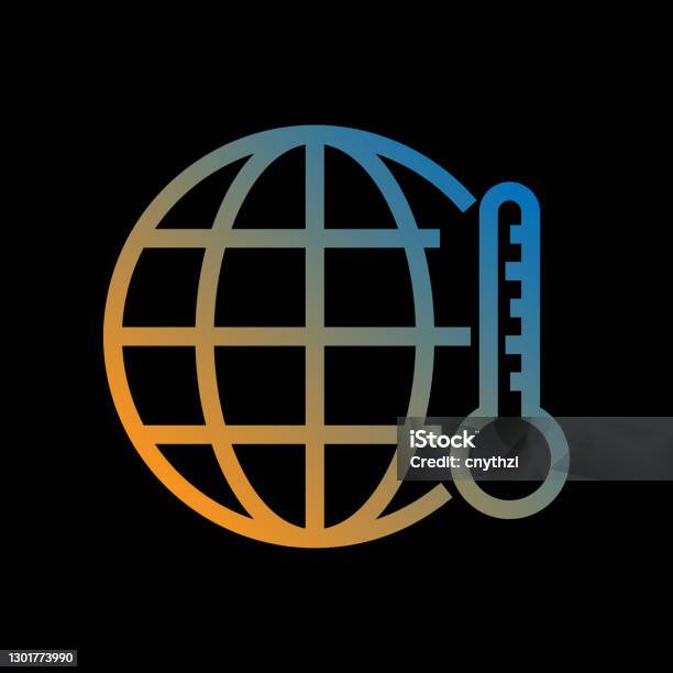 Icona Linea Cambiamento Climatico Simbolo Vettore Contorno Immagini