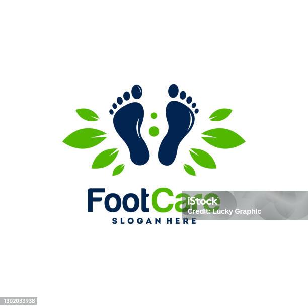 Concept De Conception De Soins Des Pieds Symbole De Thérapie Des Pieds