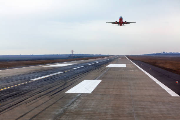 Free Stock Photo of Large Jetliner Taking Off From Airport Runway ...