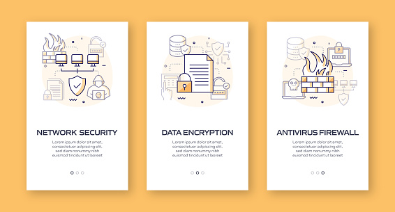 Keamanan Data Dan Konsep Keamanan Cyber Orientasi Layar Halaman