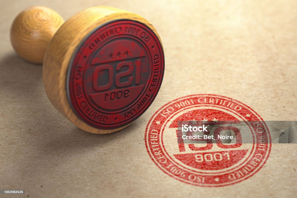 Foto de Conceito Certificado Iso 9001 Carimbo De Borracha Com O Texto ... Foto de Conceito Certificado Iso 9001 Carimbo De Borracha Com O Texto ...
