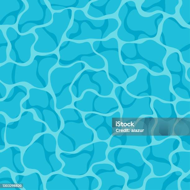 Texture De La Surface De Leau Motif Sans Couture Idéal Pour Le Fond