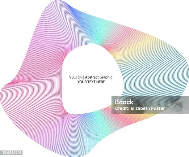 Éléments Graphiques Vectoriels Des Formes De Cercle De Ruban De Couleur