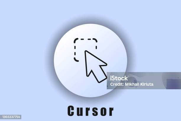 Cursor Pointer Selection Logo Cursor Icon With Object Selection Click