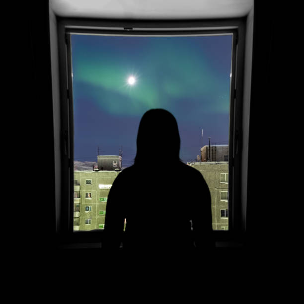 Free Stock Photo of Woman looking out through barred window | Download ...