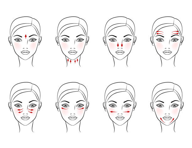 7 300 Massage Visage Stock Illustrations Graphiques Vectoriels Libre