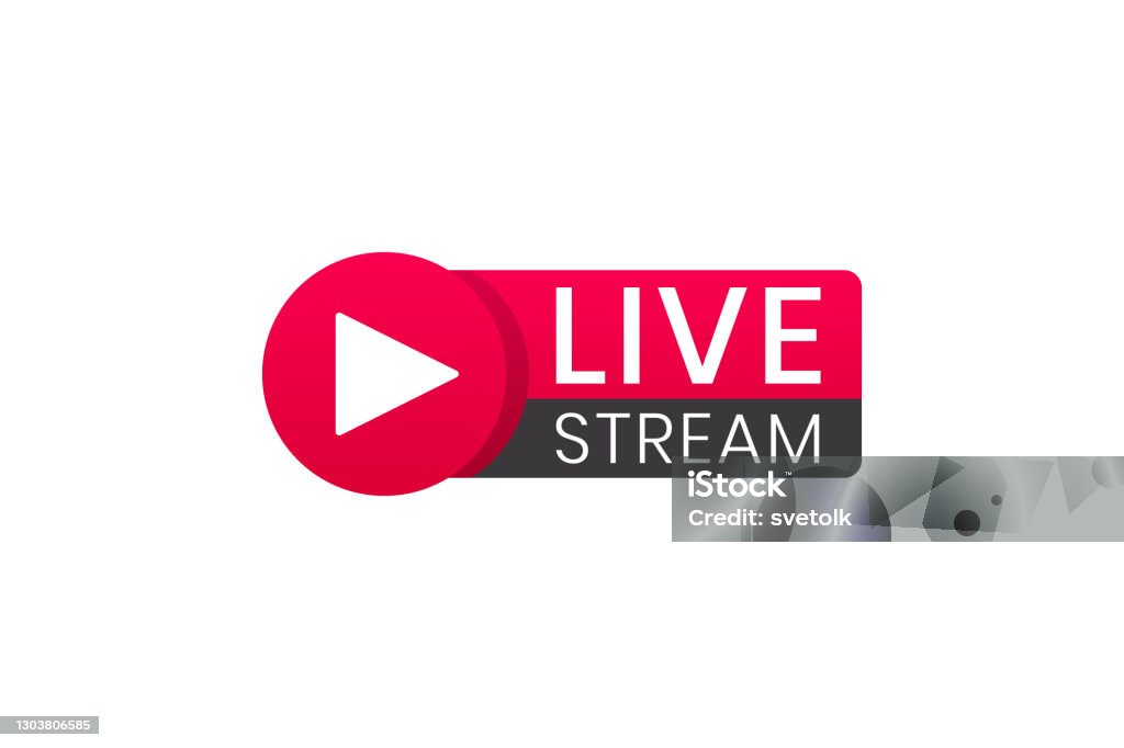 Ikon Streaming Langsung Tombol Untuk Penyiaran Livestream Atau ... Ikon Streaming Langsung Tombol Untuk Penyiaran Livestream Atau ...