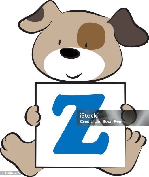 Vector Cartoon Puppy Hold Fonts A To Z Letters Card Stock Illustration ... Vector Cartoon Puppy Hold Fonts A To Z Letters Card Stock Illustration ...