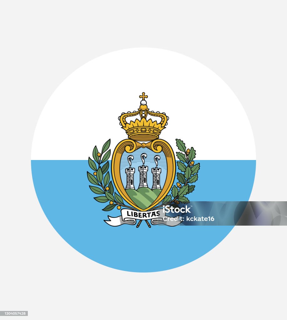 Vetores De Bandeira Nacional De San Marino Cores Oficiais E Proporção