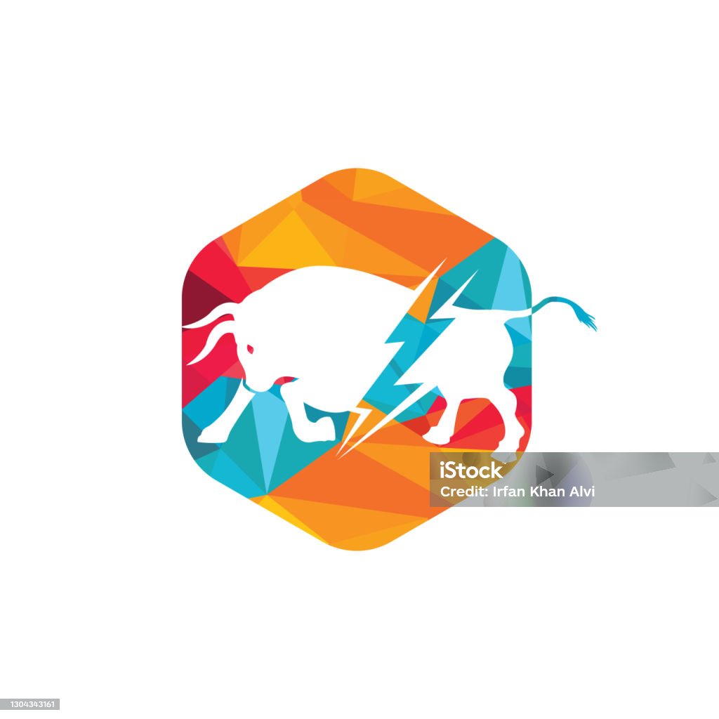 Taureau Avec La Conception De Logo De Tonnerre Vecteurs libres de ... Taureau Avec La Conception De Logo De Tonnerre Vecteurs libres de ...