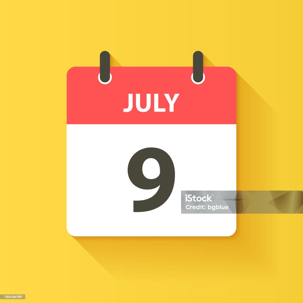 Vetores de 9 De Julho Ícone Do Calendário Diário Em Estilo De Design ... Vetores de 9 De Julho Ícone Do Calendário Diário Em Estilo De Design ...