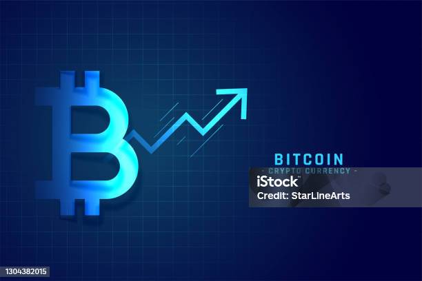 Bagan Pertumbuhan Bitcoin Dengan Desain Panah Ke Atas Ilustrasi Stok ... Bagan Pertumbuhan Bitcoin Dengan Desain Panah Ke Atas Ilustrasi Stok ...