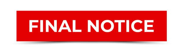 [90] Final notice sign Clipart Vector PNG , SVG, EPS, PSD, AI