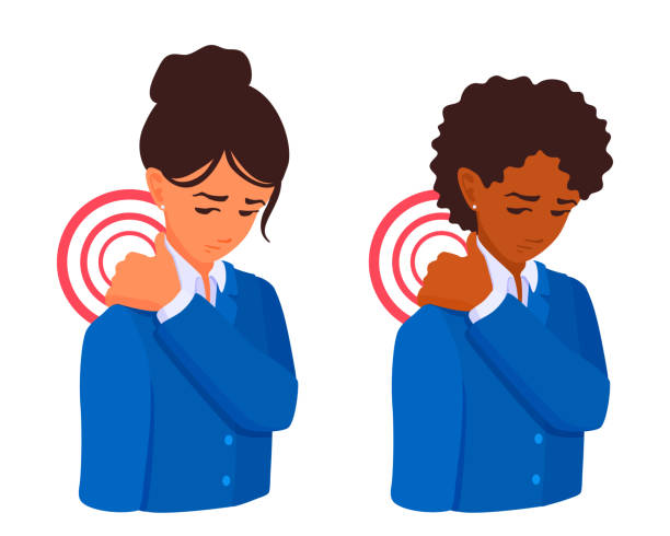 Neck Massage Clipart