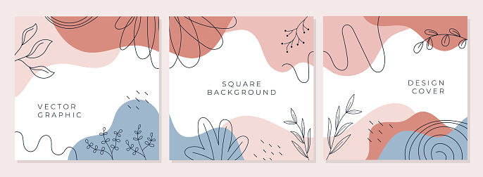 Vektor Desain Template Sampul Dengan Latar Belakang Bentuk Geometris