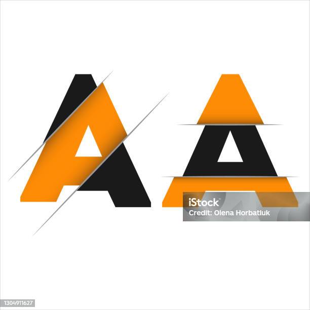 Ilustración De Diseño De Logotipo De Carta Con Corte De Papel Creativo