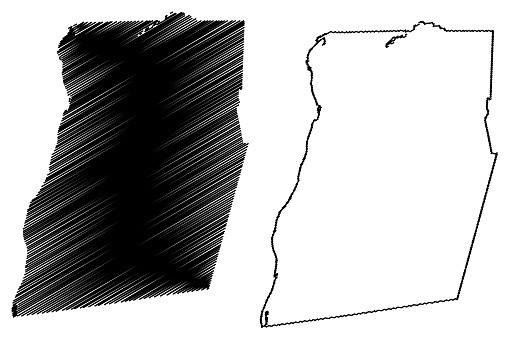 Rensselaer County New York State Illustration Vectorielle De Carte
