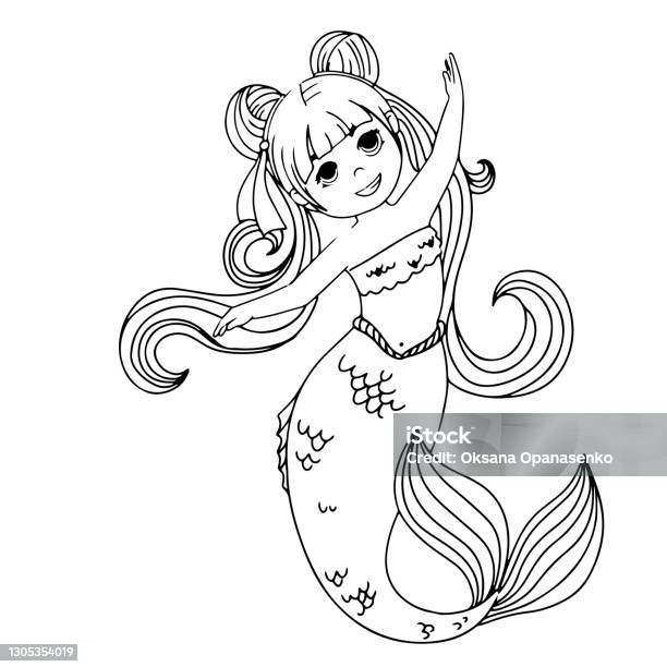 Putri Duyung Kartun Yang Lucu Buku Mewarnai Putri Duyung Kecil Makhluk ... Putri Duyung Kartun Yang Lucu Buku Mewarnai Putri Duyung Kecil Makhluk ...