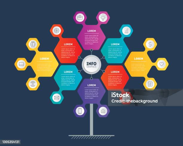 Infographie Du Processus Technologique Ou Éducatif Concept Dentreprise